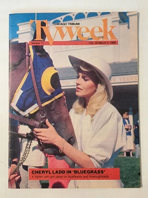 CHICAGO TRIBUNE TV Week Revue Fév 28 1988 Cheryl Ladd En Bluegrass ...