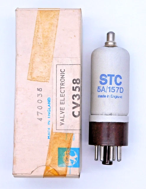 STC KB/FE MADE in England CV358 5A/157D EF37A Valve Tube NOS Boxed (V2) £15.00 - PicClick UK