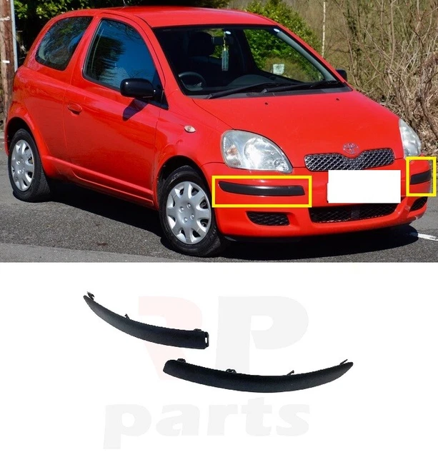POUR TOYOTA YARIS 2003 - 2005 Neuf Avant Pare-Choc Moulure Bordure ...