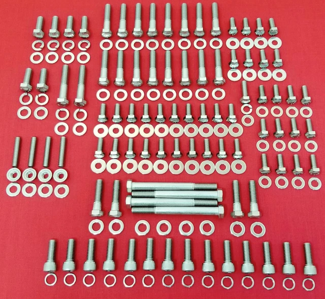 FITS MOPAR DESOTO Hemi Engine Bolts Kit 276 291 330 341 345 Stainless ...