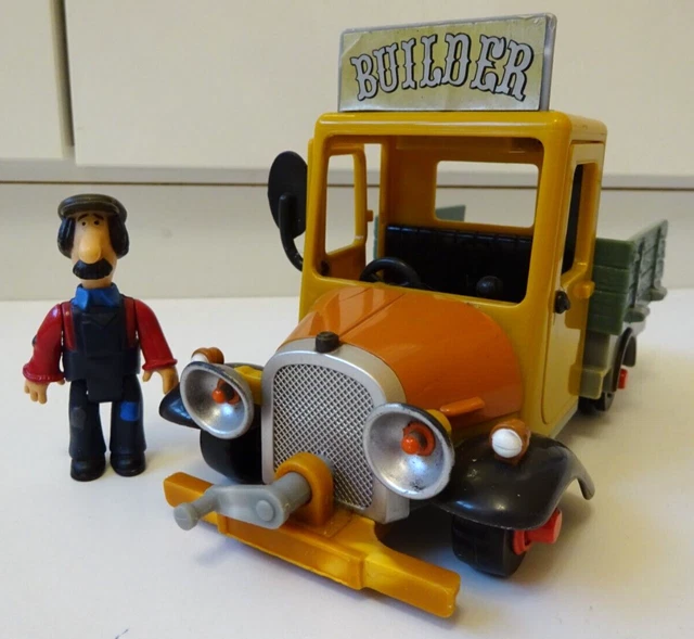POSTMAN PAT BUILDER Truck Vehicle with Sounds + Ted Glen Action Toy ...