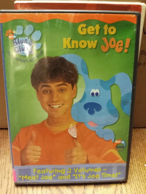 BLUES CLUES GET to Know Joe DVD. Featuring 2 volumes Meet Joe and Its ...