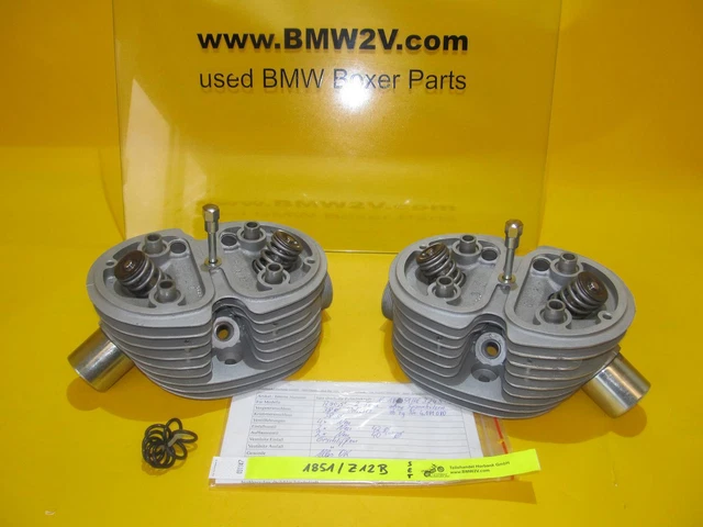 BMW R90 S Satz Zylinderkopf -überholt- 42/40mm Cylinderhead refurbished ...