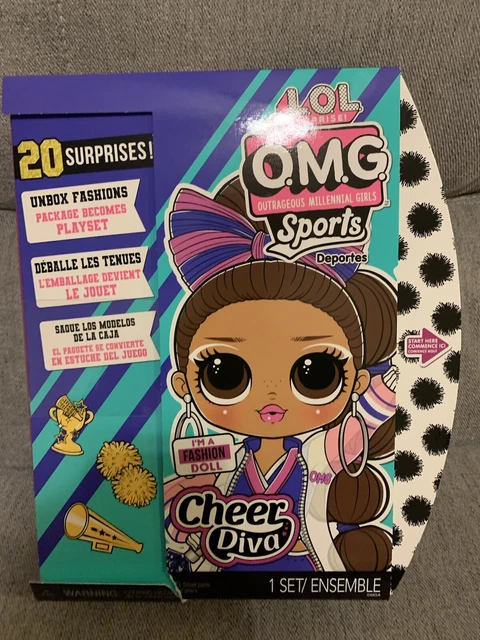 LOL SURPRISE CHEER Diva 10 pouces OMG poupée mode sport série BFF all ...