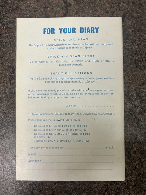 VINTAGE BEAUTIFUL BRITONS Men’s Magazine No. 235 June 1975 - Carole ...