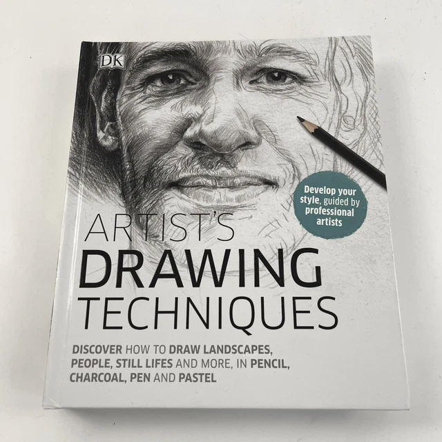 ARTIST'S DRAWING TECHNIQUES Discover How to Draw Landscapes People Book ...