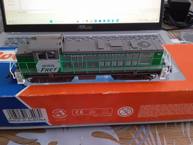 VEND LOCO DIÉSEL roco Fret REF 63407 SNCF 463838 HO avec décodeur EUR 134,90 - PicClick FR