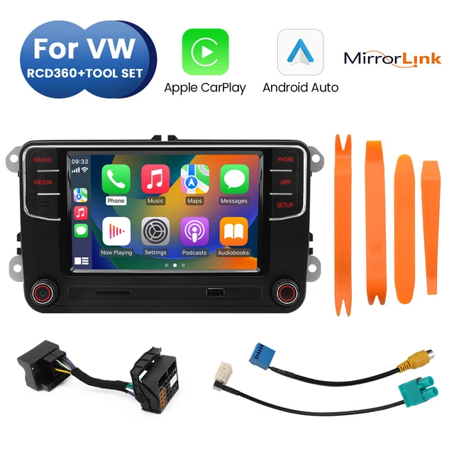 RCD360 PRO CARPLAY Android Auto Car Radio Navigation w/Tools for VW ...