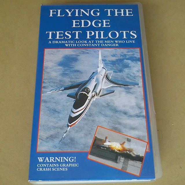FLYING THE EDGE Test Pilots Video VHS Aircraft Aviation Planes 1991 57 ...