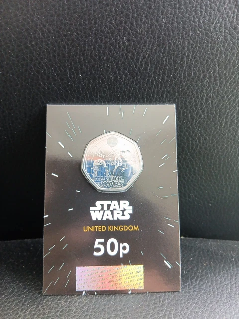STAR WARS 50P 2023 R2-D2 & C-3PO 50p UK Coin Royal Mint 2023 50p IN ...