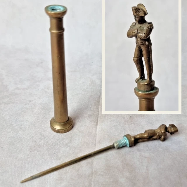 CACHET NAPOLÉONIEN XIXE Siècle en Laiton Doré - Stylet ou Ouvre-Lettres ...