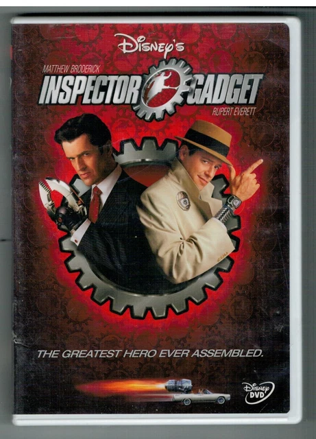WALT DISNEY INSPECTOR gadget DVD 1999 matthew broderick rupert everett ...