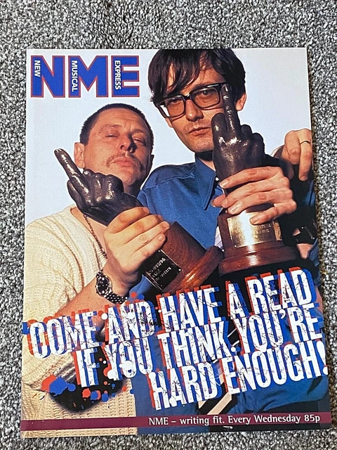 RARE VINTAGE ORIGINAL 1996 Magazine Art Advert NME Shaun Ryder Jarvis ...