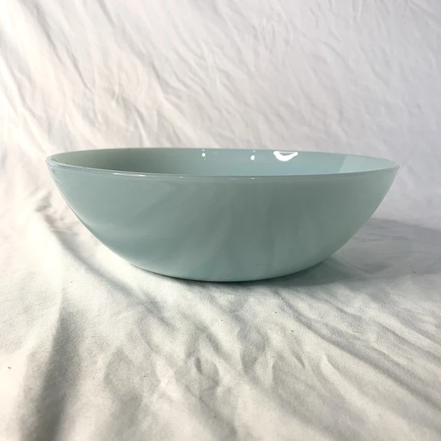 FIRE KING DELPHITE Blue Serving Bowl 8”w $37.49 - PicClick CA