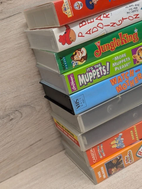 JOBLOT 9X VINTAGE Kids TV VHS Tapes Bundle: Postman Pat, Paddington ...