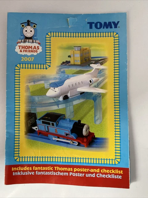 TOMY TRACKMASTER THOMAS The Tank Engine 2007 Poster and Checklist £8.99 ...