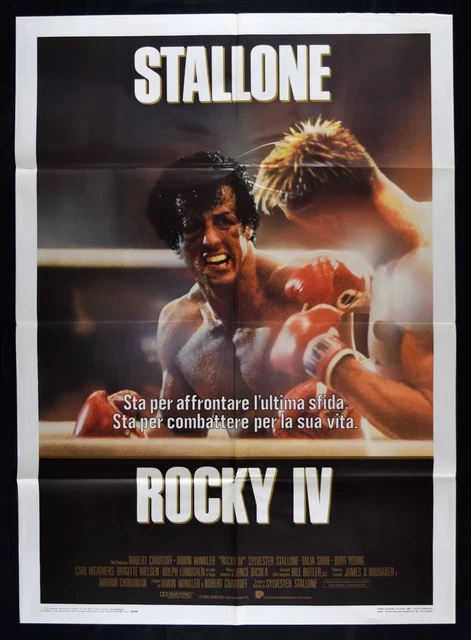 MANIFESTO ROCKY 4 IV Sylvester Stallone Dolph Lundgren Boxing A36 £94.85 - PicClick UK