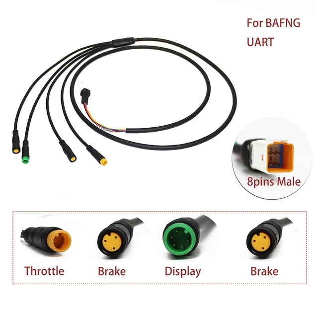 EINFACH ZU HANDHABENDES Design leichtes 1T4-Kabel für Bafang M400 G330 ...