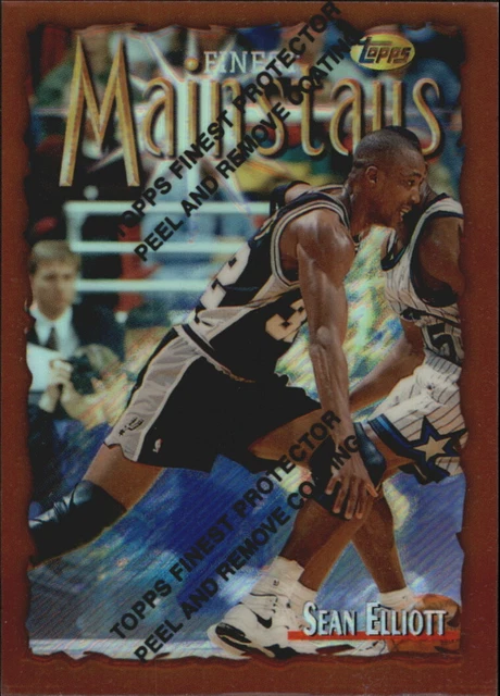 1996-97 FINEST REFRACTORS San Antonio Spurs Basketball Card #200 Sean ...