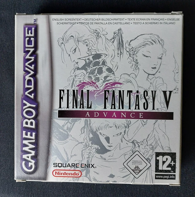 FINAL FANTASY V Advance (GameBoy Advance GBA) - VF - Complet - Rare ...