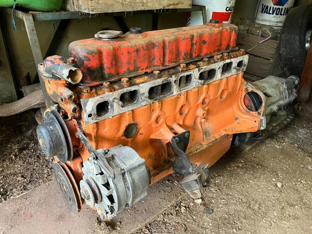 HOLDEN 173 RED Six Engine/Motor & Trimatic (also suits 202 186) -Torana ...