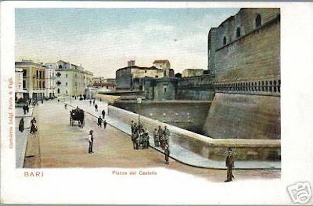 PUGLIA_BARI_ANTICA ANIMATA VEDUTA A Colori_Bella E Decorativa_Da ...