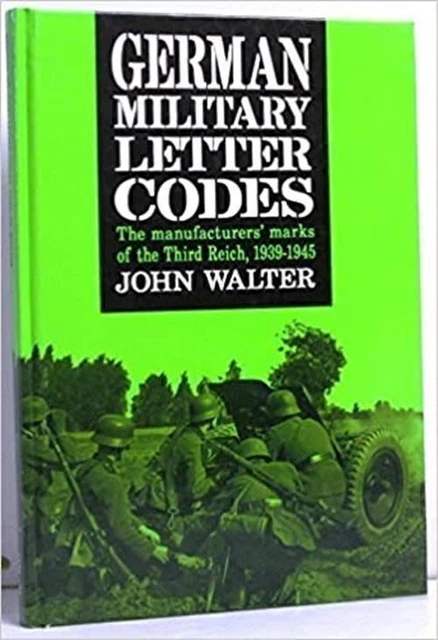 PISTOLS FIREARMS WWII German Military Letter Codes Marks SIGNED Rockets ...