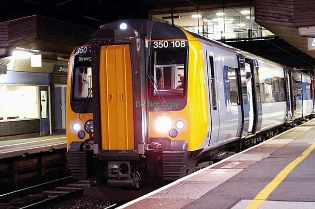 6X4 GLOSSY PHOTO BR Class 350 350108 @ Stafford c.2006 £1.10 - PicClick UK