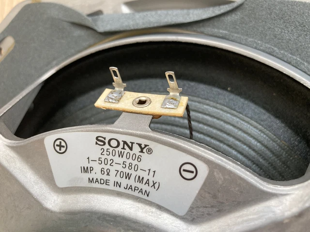 8 INCH CARBOCON Woofer For Sony SS-3150 Vintage Speakers - 1-502-580-11 ...