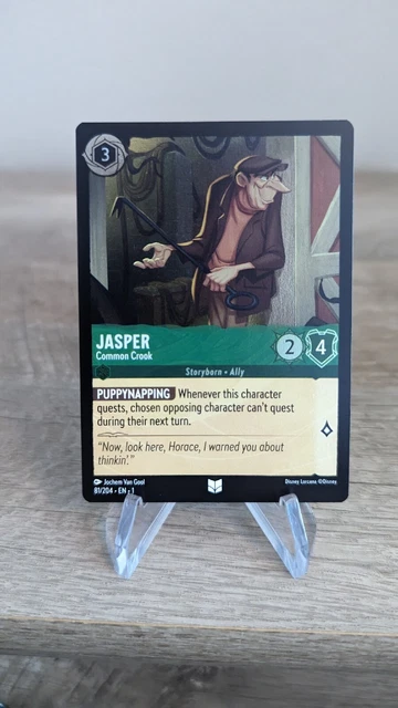 DISNEY LORCANA THE First Chapter TCG Jasper Common Crook Foil 81/204 ...