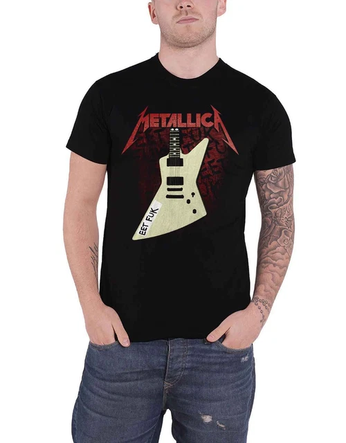 METALLICA T SHIRT Eet Fuk Band Logo new Official Mens Black M £16.95 ...