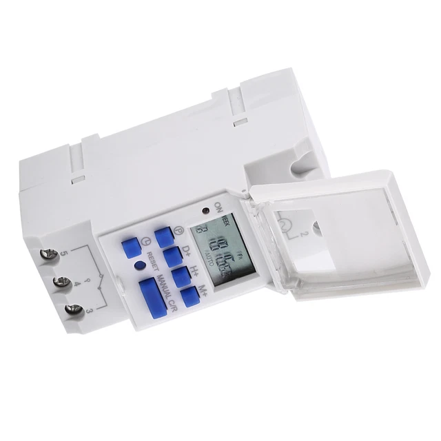 LCD DISPLAY WEEKLY Programmable Electronic Relay Time 16 ON&OFF Timer ... LCD DISPLAY WEEKLY Programmable Electronic Relay Time 16 ON&OFF Timer ...