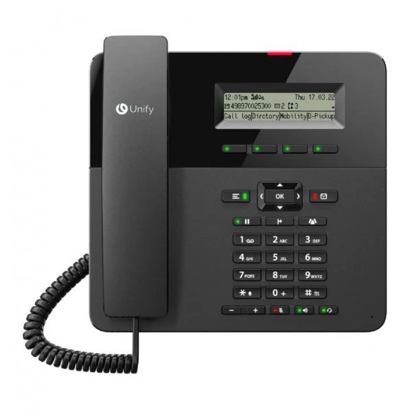 4909060 UNIFY UNIFY OpenScape Desk Phone CP210 Telefono analogico Nero ...