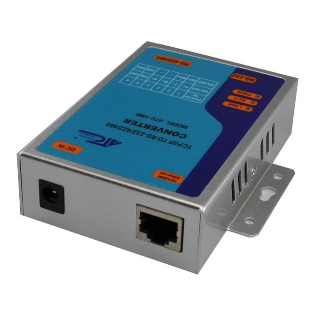 ATC-1200 TCP/IP ETHERNET to Serial RS232 RS485 RS422 Converter Adapter ...