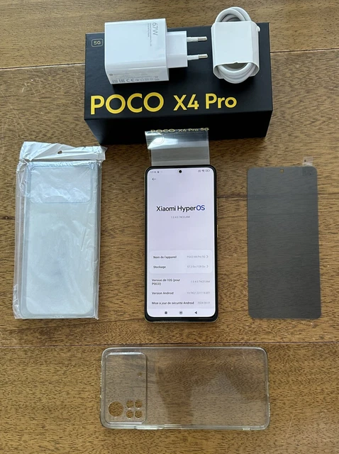 POCO X4 PRO 5G 128 Go Global Version + Coque Et Verres Trempés EUR 130 ...