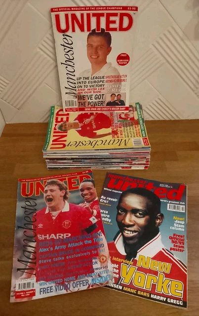 MAGAZINES - X29 1990s Official Manchester United Football Club ...