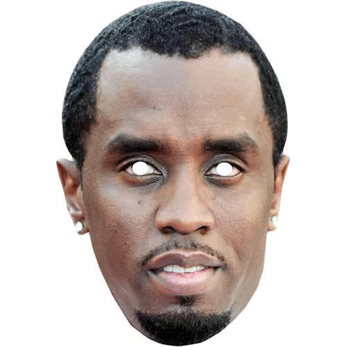 P DIDDY - Puff Daddy - Sean Combs Card Face Mask - Ready To Wear ...