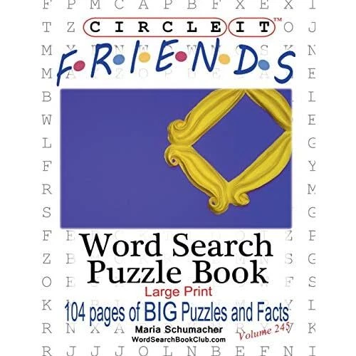CIRCLE IT, FRIENDS Facts, Word Search, Puzzle Book - Paperback NEW Llc, Lowry Gl EUR 24,55 ...