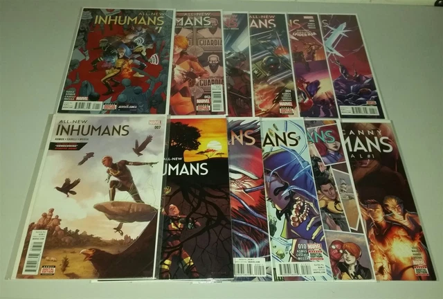 INHUMANS ALL NEW #1-11 + Uncanny Inhumans Annual Marvel High Grade Set ...