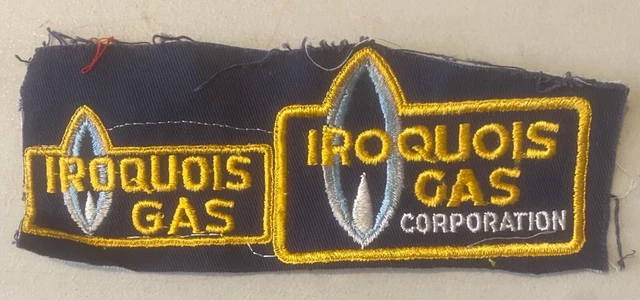 VINTAGE IROQUOIS GAS Corporation 1970s Uncut Patches $9.95 - PicClick