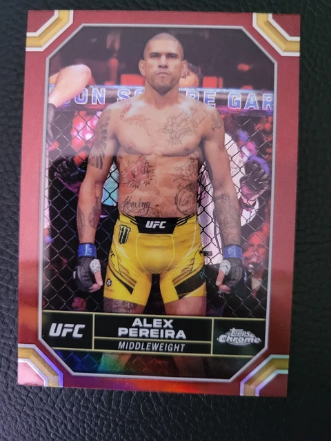 ALEX PEREIRA 2024 Topps Chrome UFC Magenta rachat EUR 2,99 - PicClick FR