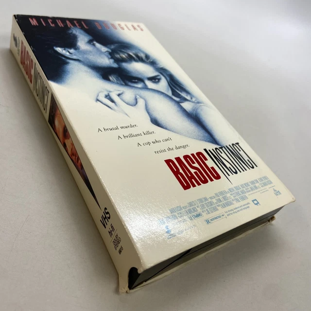 BASIC INSTINCT MICHAEL Douglas movie VHS Tape $7.99 - PicClick CA