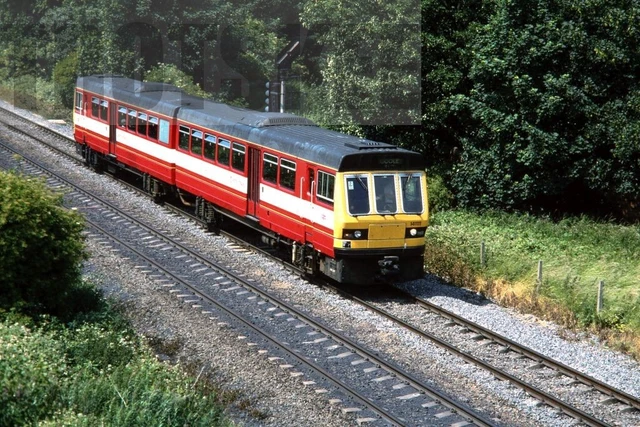 35MM SLIDE BR British Rail DMU Class 141 141111 Whitlet Bridge 1995 ...
