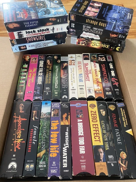 VHS MOVIES TAPES lot of 30 Multi Genre - Used Good $24.00 - PicClick CA