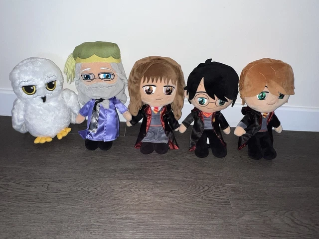 HARRY POTTER PLUSH Teddy Bear Bundle Hermione Dumbledore Ron Weasley ...