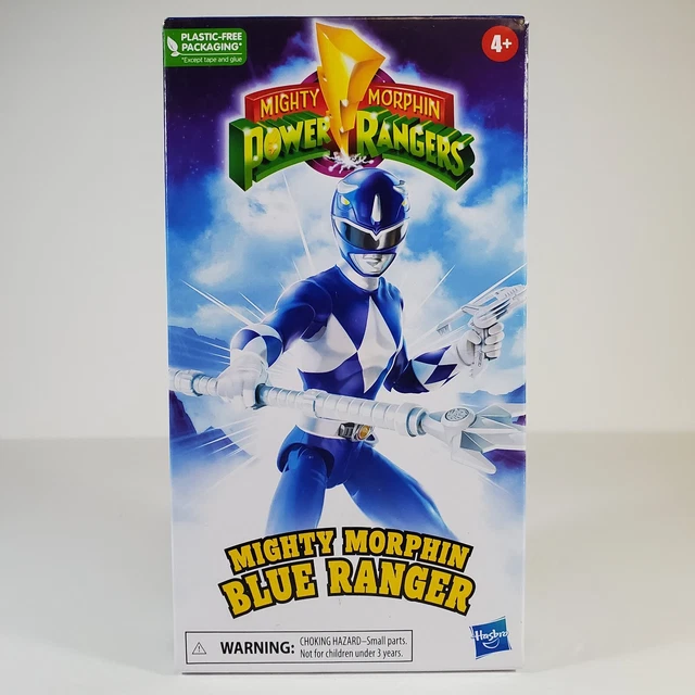 MIGHTY MORPHIN POWER Rangers 30th Anniversary Blue Ranger Action Figure ...