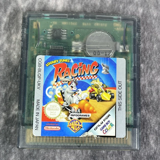 LOONEY TUNES RACING Nintendo Game Boy Color Advance Carrello da gioco ...
