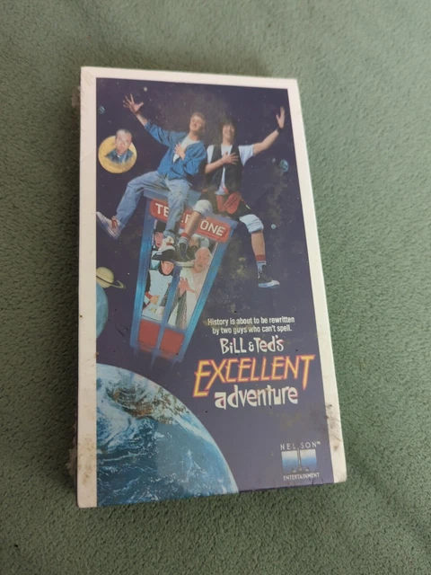 BILL AND TED'S Excellent Adventure (VHS, 1995) Nelson Entertainment ...