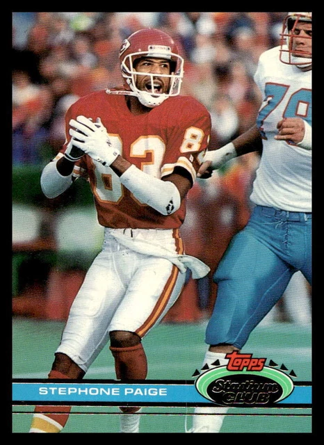 1991 STADIUM CLUB #303 Stephone Paige Kansas City Chiefs EUR 1,67 ...