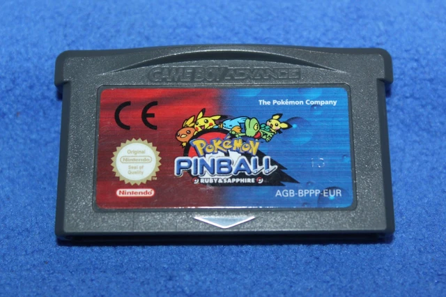 JEU POKEMON PINBALL Ruby & Saphire sur Game Boy Advance ORIGINAL EUR ...